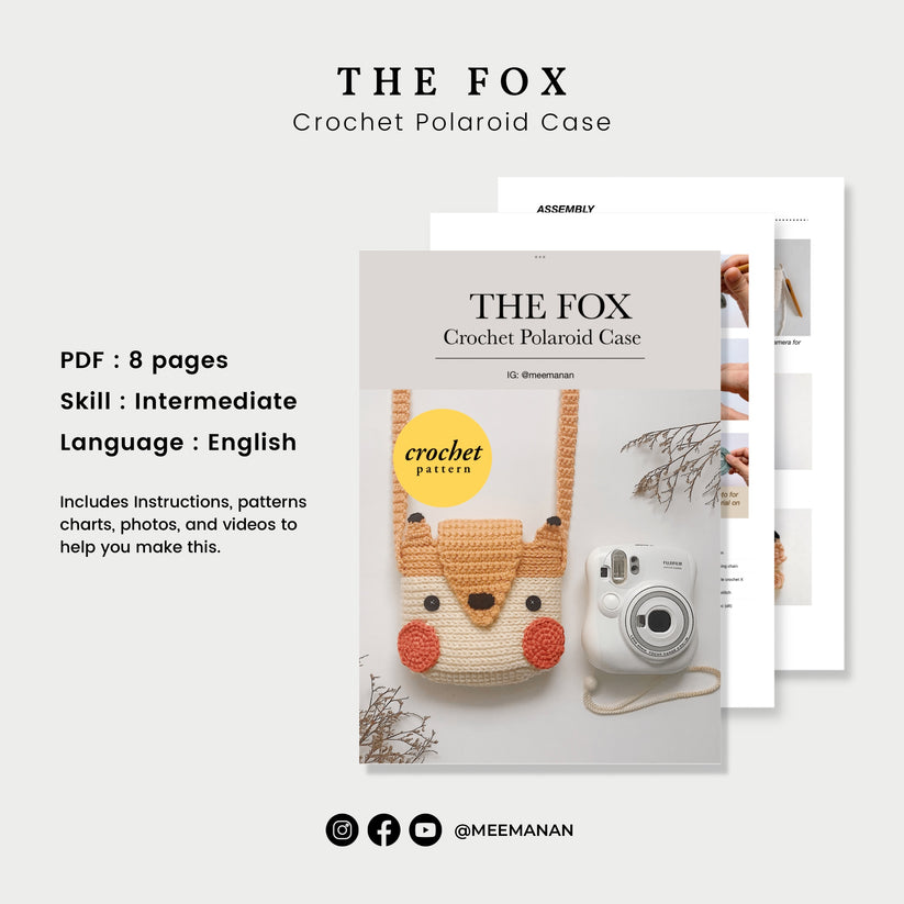 Pattern Fuji Instax Case | Fox – Meemanan